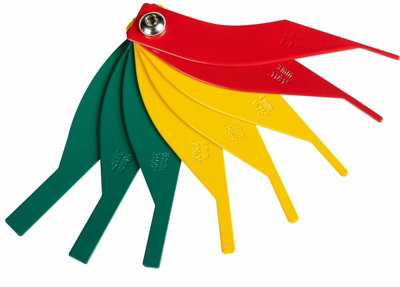 BLUESPOT 8PC BRAKE DISC PAD THICKNESS MEASURE GAUGE CHECK SET 2MM-12MM ...