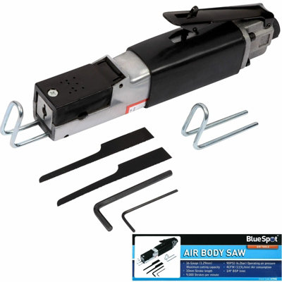 Bluespot Air Body Saw Reciprocating Pneumatic Metal Cut Off Tool With 2 ...