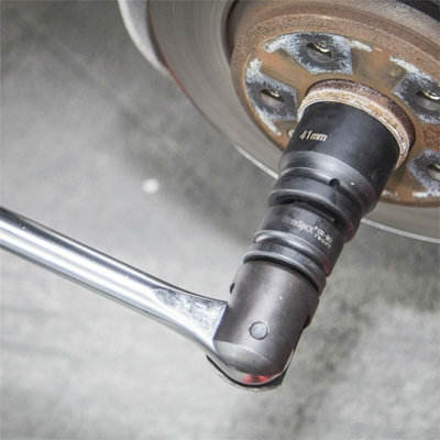 BlueSpot Flexi Head Knuckle Power Breaker Bar Wrench 3 4 Drive 1000mm Long