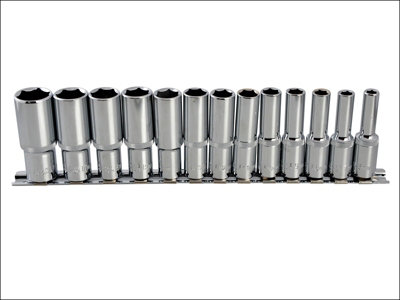 BlueSpot Tools 01542 Deep Socket Set of 13 Metric 3/8in Square Drive B ...