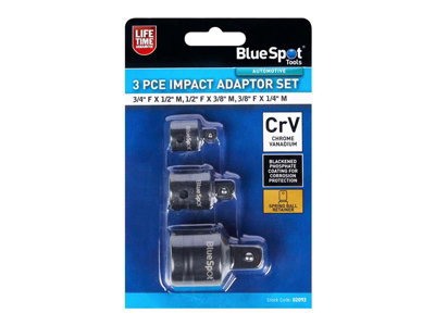 BlueSpot Tools 2093 Impact Adaptor Set 3 Piece B/S2093