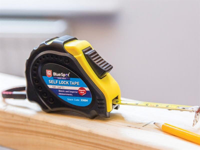 BlueSpot Tools 33004 Easy Read Magnetic Pocket Tape 5m/16ft (Width 17mm ...