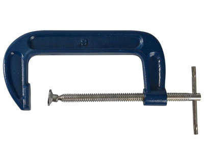 Bluespot Tools Heavy-Duty Fine Thread G Clamp 100Mm (4In) for Secure Hold