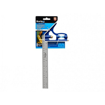 Bluespot Tools Pro Combination Square 300mm (12in) Multi Colour (One Size)