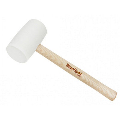 Bluespot Tools White Rubber Mallet 454g (16oz) Multi Colour (One Size)
