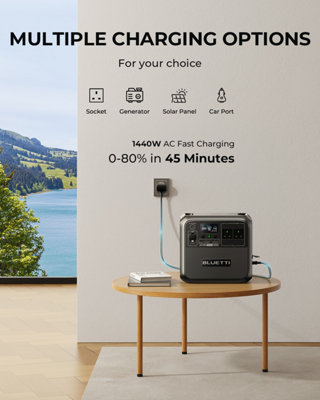 BLUETTI AC180 Portable Power station 1152Wh LiFePO4 Battery Backup ...