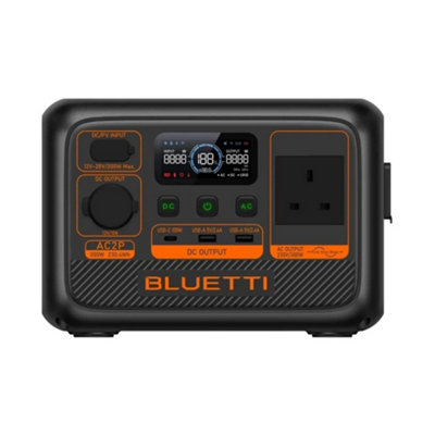 BLUETTI AC2P Portable Power Station, 230Wh LiFePO4 Battery Backup 300W AC Outlets, Solar ...
