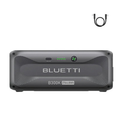 BLUETTI B300K Expansion Battery for Solar Generator AC300, 2764.8Wh ...
