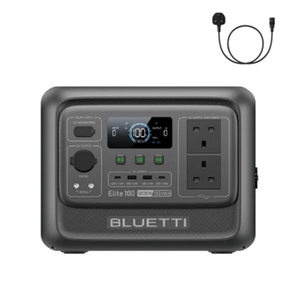 BLUETTI Elite 100V2 Portable Power Station with 1kw capacity & 1800W ...