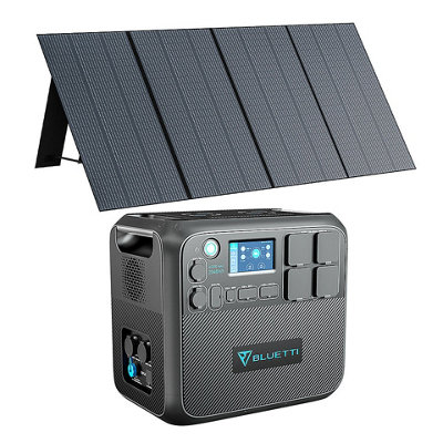BLUETTI Solar Generator AC200MAX with PV350 Solar Panel Included 2048Wh ...