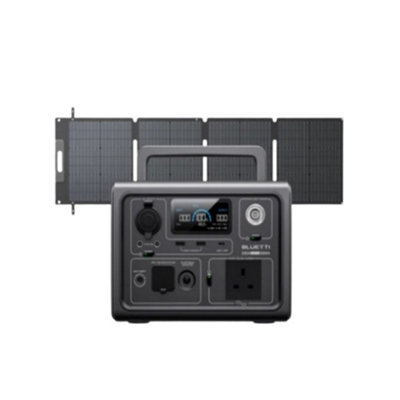 BLUETTI Solar Generator EB3A with PV200 Solar Panel Included 268Wh ...