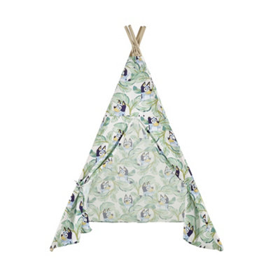 Bluey Kids Teepee Tent with Carry Bag - Easy to Assemble & Dismantle ...