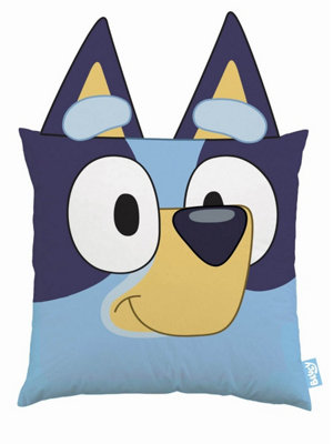 Bluey Smile Face Shaped Cushion