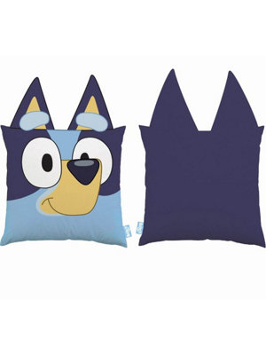 Bluey Smile Face Shaped Cushion
