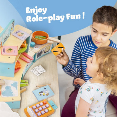 Bluey Tabletop Restaurant Playset FSC Certified Wooden Pretend Play ...