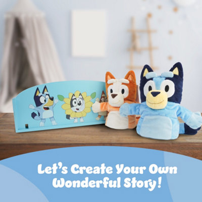 Bluey Wooden Puppet Theater Playset - FSC-Certified Wood, Eco-Friendly ...