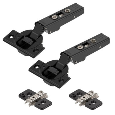 Blum Onyx Black Clip Top 110 Hinge Screw-on Boss - Full Overlay ...