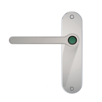 Blusafe Fingerprint Internal Door Lock, Biometric Smart Door Handle, 50 ...