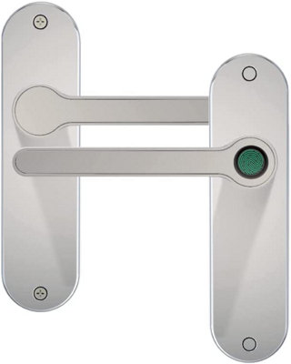 Blusafe Fingerprint Internal Door Lock, Biometric Smart Door Handle, 50 ...