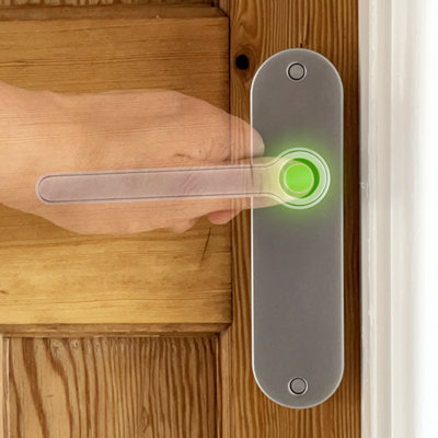 Blusafe Fingerprint Internal Door Lock, Biometric Smart Door Handle, 50 ...