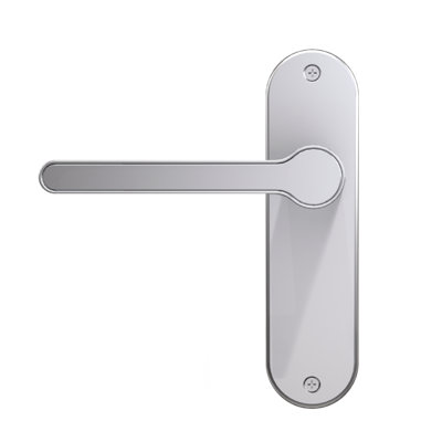 Blusafe Fingerprint Internal Door Lock, Biometric Smart Door Handle, 50 ...