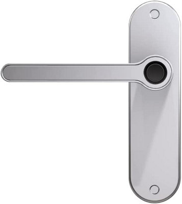 Blusafe Fingerprint Internal Door Lock, Biometric Smart Door Handle, 50 ...