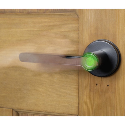 Blusafe Fingerprint Internal Door Lock, Biometric Smart Door Handle, 50 ...