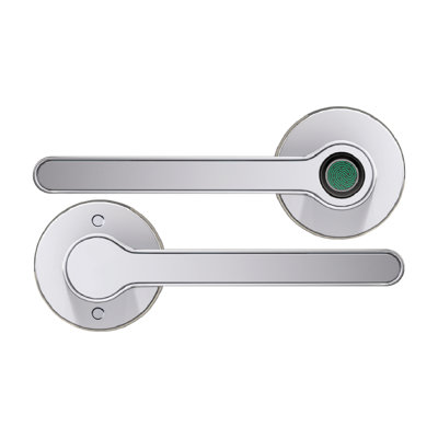 Blusafe Fingerprint Internal Door Lock, Biometric Smart Door Handle, 50 ...