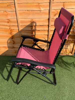 Blush Pink Zero Gravity Chair Lounger