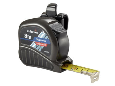 BMSS8M Brick-Mate 8m Stainless Steel Pocket Tape Measure for Precision ...