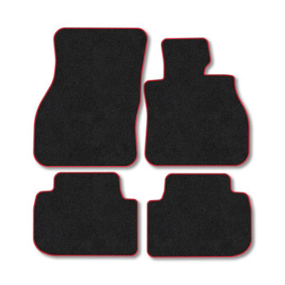 BMW 1 Series (2024+) Car Mats Red Trim Carpet Tailored Fit Easy Clean