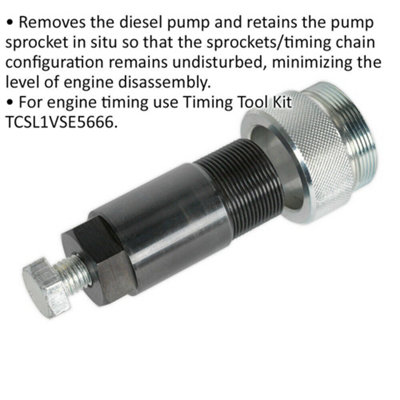 BMW M57 Diesel Injection Pump Remover Sprocket Retainer Tool for Land ...