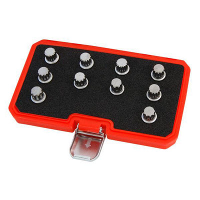 BMW Master Locking Wheel Nut Socket Ribe 10pc (Neilsen CT3987)