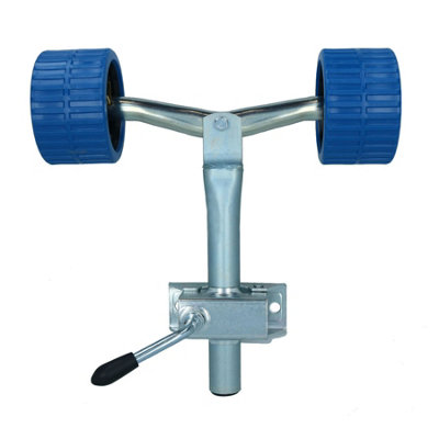Boat Roller Wing Bracket & Stem Post with Non Marking Rollers Dumbbell ...