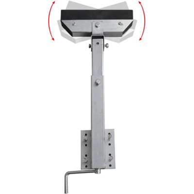 Boat Trailer Solid Bar Bow Support Set Of 2 63 - 88 Cm Boat Trailers