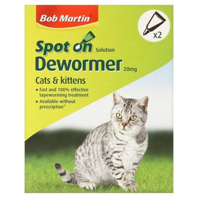 Bob Martin Dewormer Cat & Kitten Spot On 2 Tubes - Pack of 10