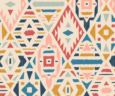 Bobbi Beck eco-friendly Multicolour geometric triangle pattern ...