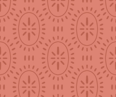 Bobbi Beck eco-friendly Red sun motif pattern wallpaper | DIY at B&Q