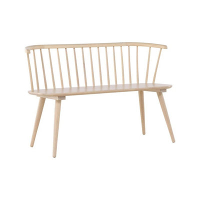 Bobby Dining Sofa , Whitewash Bench