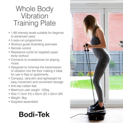 Bodi-Tek Whole Body Vibration Training Exercise Plate