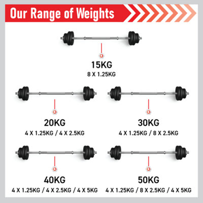 Body Revolution Cast Iron Dumbbell Set 20 kg