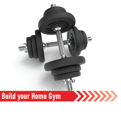 Body Revolution Cast Iron Dumbbell Set 30 kg