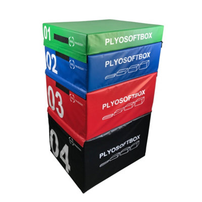 Body Revolution Stackable Plyometric Jump Boxes - 4 Sizes (15cm to 60cm)