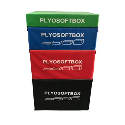 Body Revolution Stackable Plyometric Jump Boxes - 4 Sizes (15cm to 60cm)