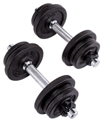 Body Sculpture 20 Kg Cast Iron, Dumbbell Combination Set. versatile and ...