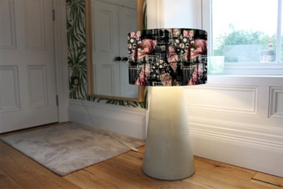 boho pattern with feathers (Ceiling & Lamp Shade) / 25cm x 22cm ...