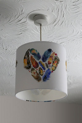 BOHO TRIBAL HEART (CEILING & LAMP SHADE) / 25CM X 22CM / CEILING SHADE