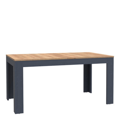 Bohol Extending Dining Table in Riviera Oak/Navy | DIY at B&Q