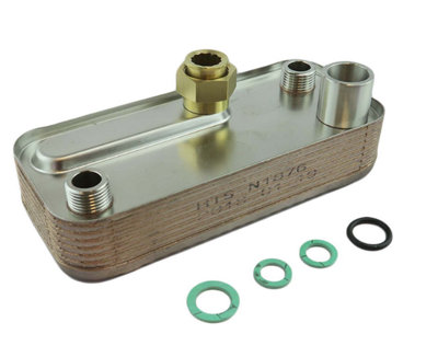 Boiler DHW Heat Exchanger (Alpha) CB24 CB24X CB25HE CD24C - 1.015957 was 1.031113
