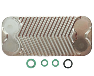 Boiler DHW Heat Exchanger (Alpha) CB24 CB24X CB25HE CD24C - 1.015957 was 1.031113